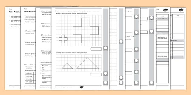 KS2 Year 6 Maths Assessment: Ratio and Proportion SATs Questions