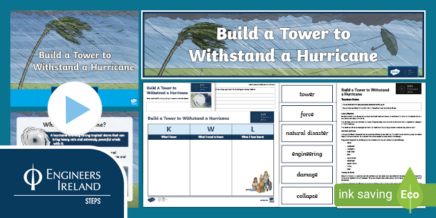 FREE! - STEM Challenge: Build a Tower to Withstand a Hurricane