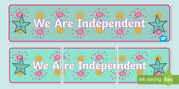 We Are Independent Display Banner