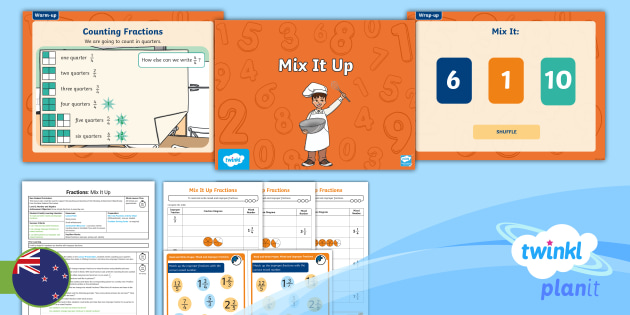 Level 2 Fractions: Read and Write Proper, Mixed and Improper Fractions ...