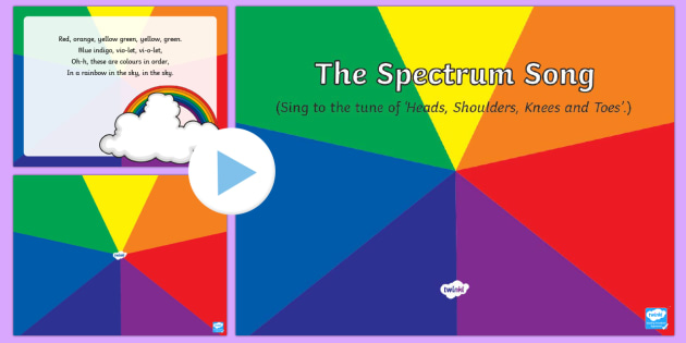 The Spectrum Song PowerPoint