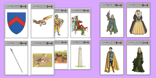 Castles and Knights Flashcards (teacher made)