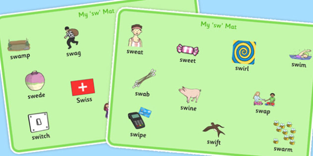 SW Word Mats