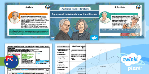 Y6 HASS History Australia Lesson 6 Individuals Art Science