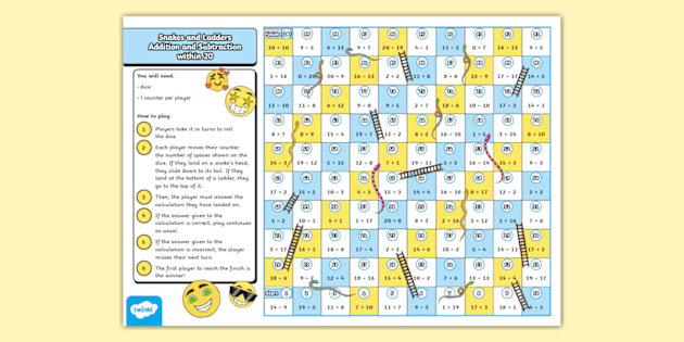 Subtraction Ladder Worksheets