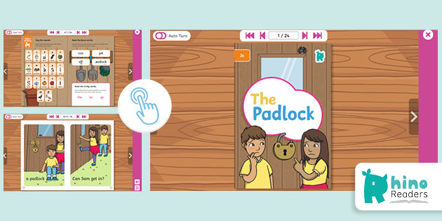 Level 2c Reading Scheme Book: The Padlock (teacher made)