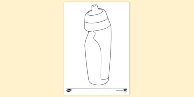 FREE! - Drinking Beaker Colouring | Colouring Sheets