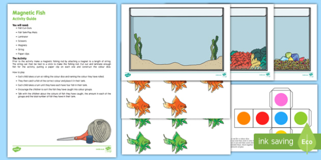 Magnetic Fish Colour Activity Pack