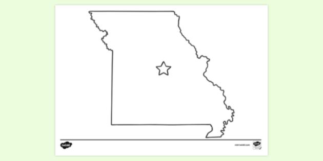 FREE! - Missouri Colouring Page | Colouring | Colouring Sheets