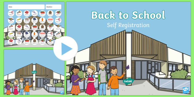 Back to School Self-Registration PowerPoint