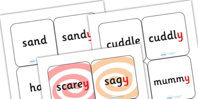 Suffix Matching Cards y