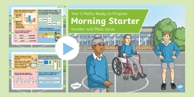 👉 Year 5 Maths Ready-to-Progress Morning Starter: Number and Place Value