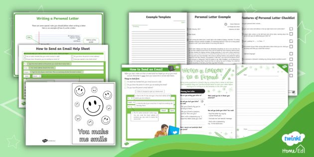 Pen Pal Template Elementary