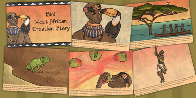 Kingdom of Benin: Bini Creation Story Cards (teacher made)