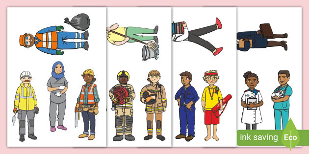 People Who Help Us Cut Outs (teacher made)