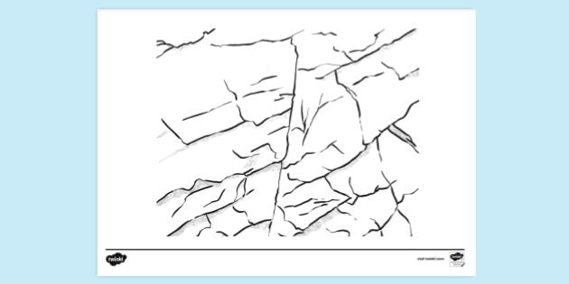 Igneous Rock: Granite Colouring Sheets | Colouring Pages
