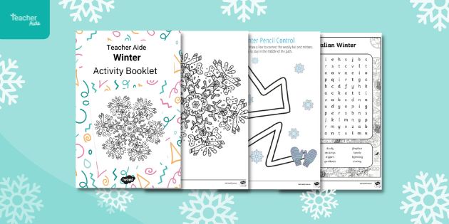 FREE! - Winter Activity Booklet - Teacher Aide - Twinkl