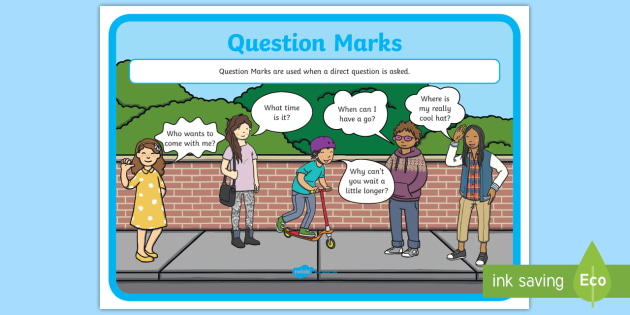 Question Marks Punctuation Poster - Question Marks Punctuation Poster
