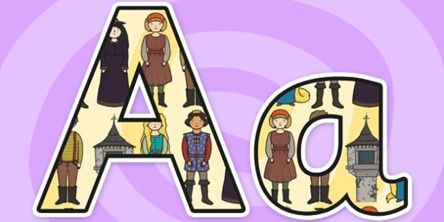 FREE! - Rapunzel Themed Display Lettering Small