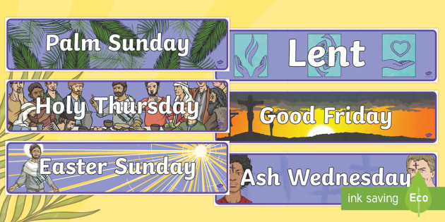 Lent Display Banners (teacher made)