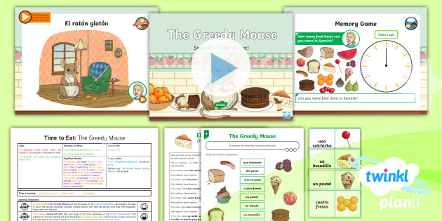 Spanish Children’s Story With Audio | The Greedy Mouse | KS2