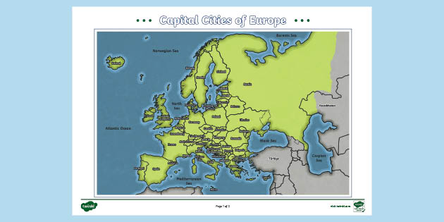 European Capital Cities | twinkl.com.au
