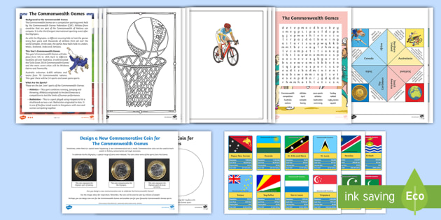 KS2 The Commonwealth Games Activity Pack (teacher made)