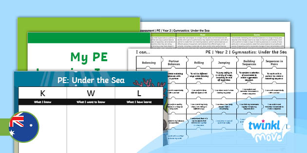 Twinkl Move - Y2 Gymnastics: Under the Sea Assessment Pack
