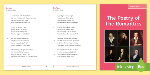 The Poetry of The Romantics Literary Text - Romantics, Romantic poetry