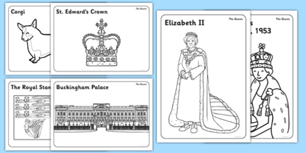 The Queen Colouring Pack - the queen, colouring pack, colour, pack