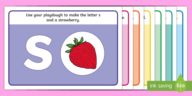Phase 2 Phonics Playdough Mats (teacher made)