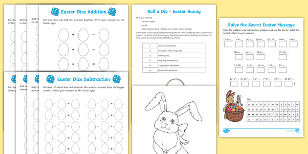 Easter Maths Year 2 Resource Pack Maths Activities
