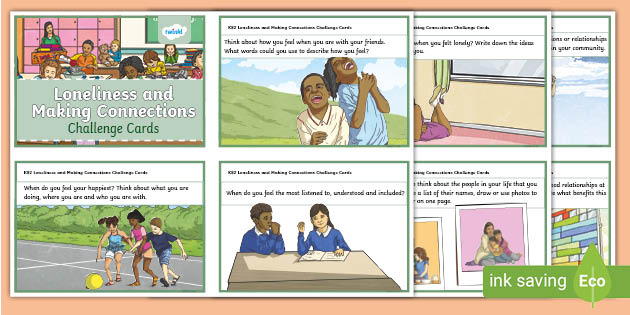 Loneliness and Making Connections Challenge Cards | Twinkl