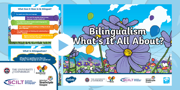 FREE! - Bilingualism - What's It All About? PowerPoint