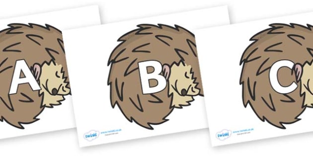 FREE! - A-Z Alphabet on Hedgehogs (teacher made)