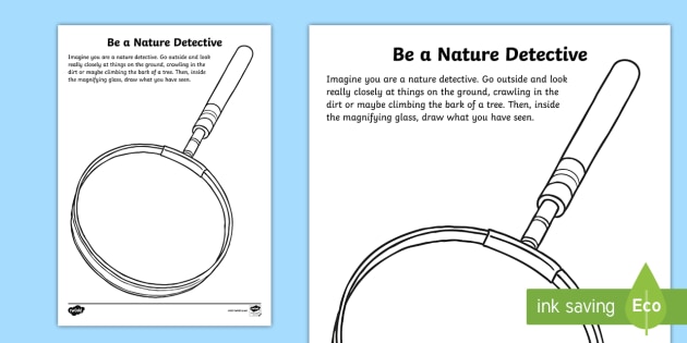 Be a Nature Detective Activity (teacher made)