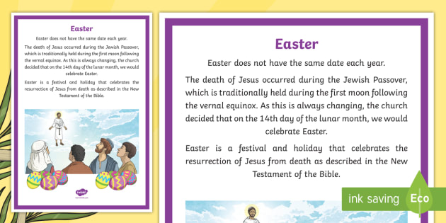 Easter A4 Display Poster (Teacher-Made)