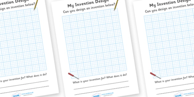 Invention Design Sheets - invention, design, worksheet, sheets