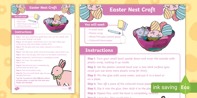 FREE! - Easter Nest | Craft Activity | Easter Resource