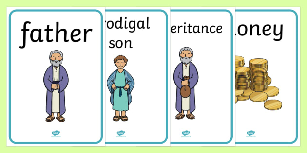 The Prodigal Son Display Posters (teacher made)