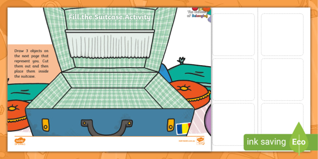 The Suitcase of Belonging - Fill the Suitcase Activity