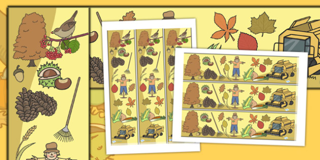 FREE! - Harvest Display Borders (teacher made)