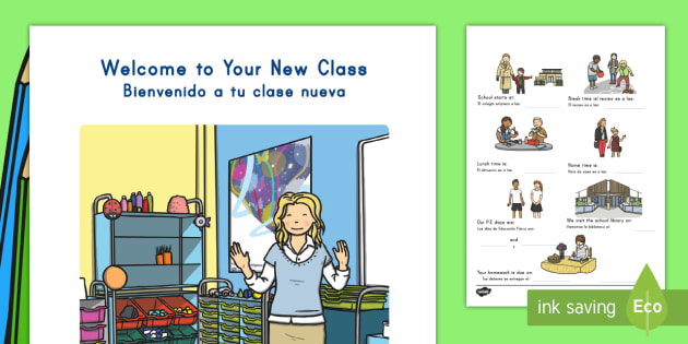 Welcome to Your New Class English/Spanish - Welcome to Your New Class ...