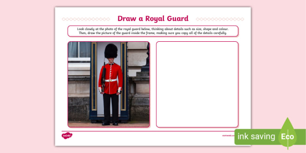 Draw a Royal Guard Art Activity (Teacher-Made)
