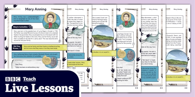 Mary Anning Readings | twinkl.com.au