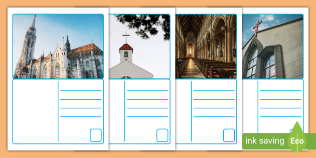 FREE! - Church Postcards (teacher made)