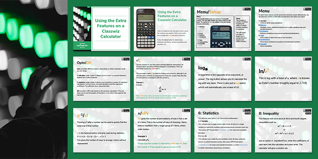 FREE! - 👉 Classwiz Calculator Guide | A Level Maths | Beyond