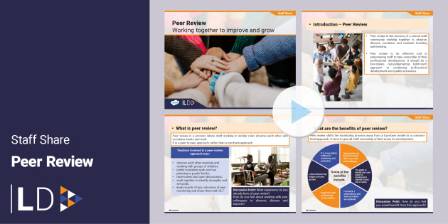 Staff Share: Peer Review (teacher made)