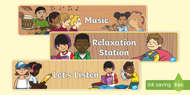 Rustic Classroom Banners Music (teacher made)