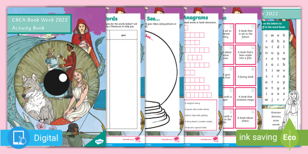 CBCA Book Week Interactive PDF Activity Book (teacher made)